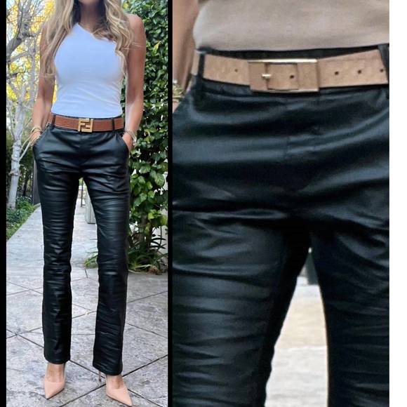BEVY FLOG | Pants & Jumpsuits | Nwt Bevy Flog Nansi Vegan Leather In ...